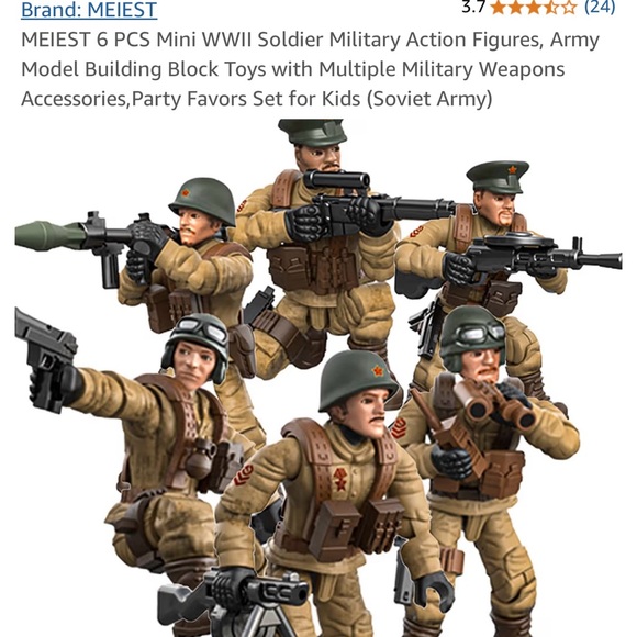 MEIEST | Toys | Wwii Mini Soldier Set Soviet Army Model | Poshmark